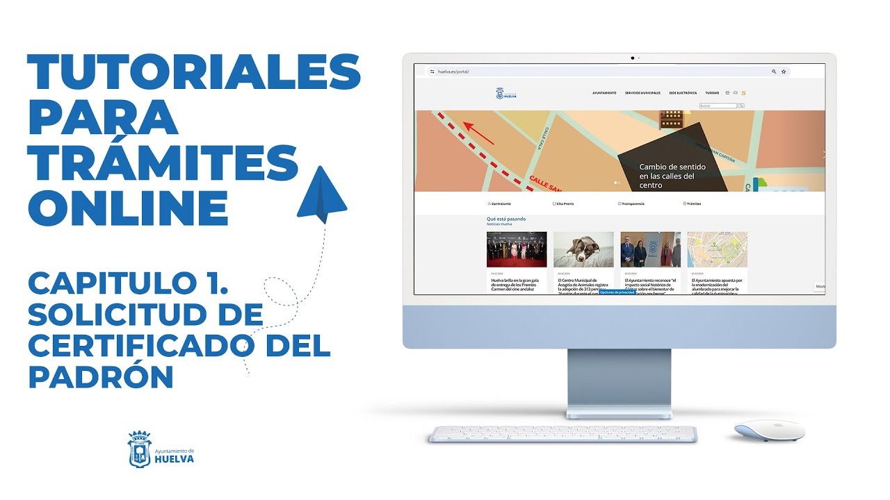 Video tutorial para obtener tu certificado de empadronamiento online - YouTube
