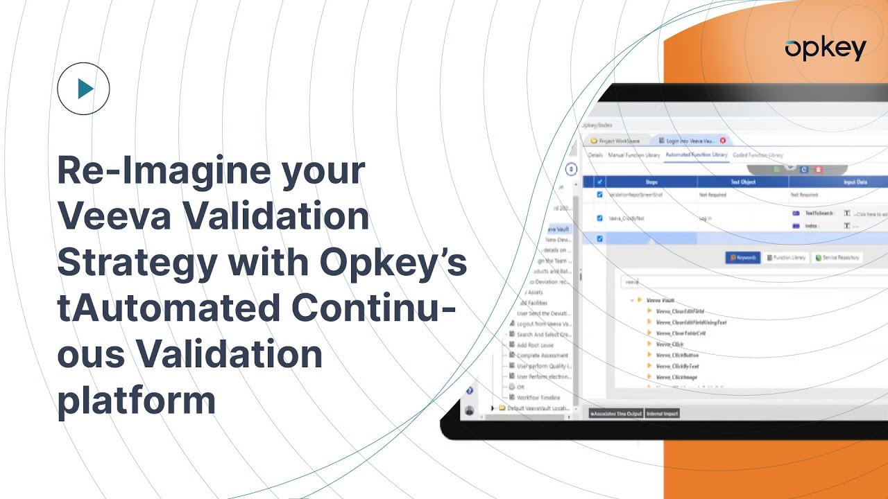 Re-Imagine your Veeva Validation Strategy with Opkey’s Automated ...
