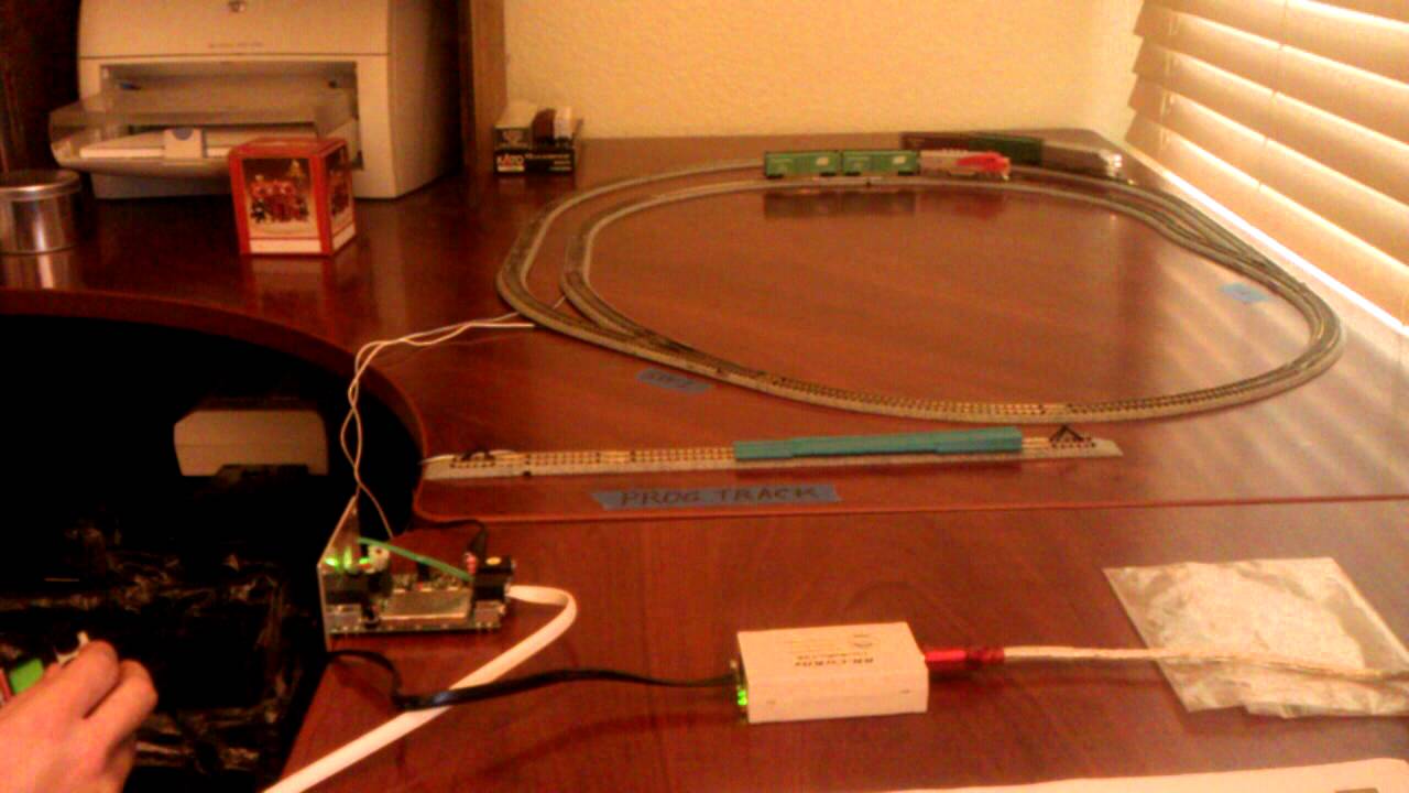 DCC infrared wireless cab control (N Scale) - YouTube
