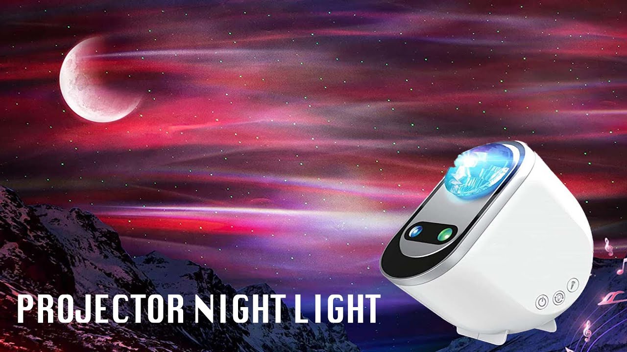 Aurora moon projector night light Star Galaxy Projector with Remote ...