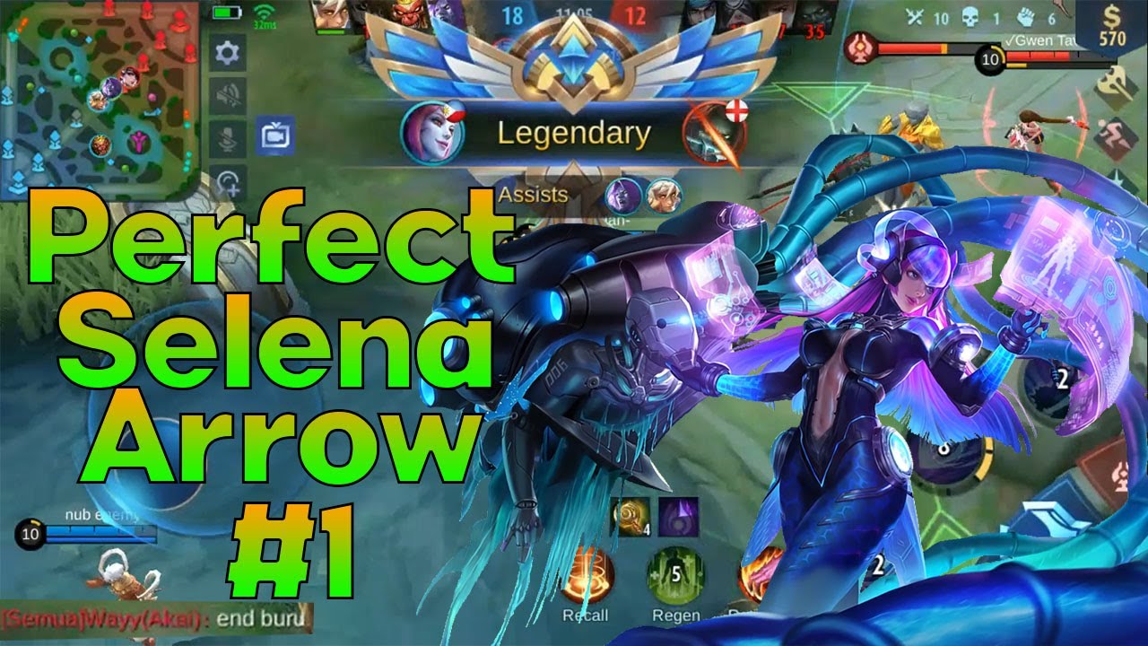 Highlight Selena Perfect Arrow #1 Mobile Legends Indonesia - YouTube