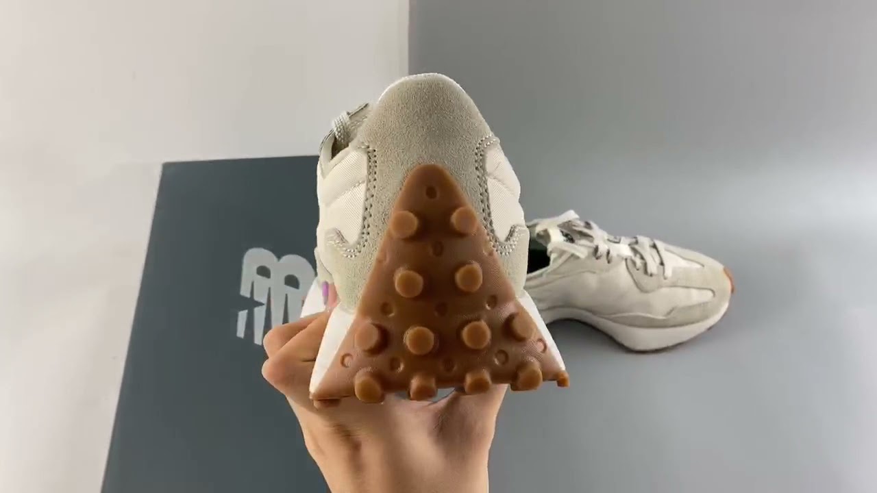 New Balance 327 Timberwolf Green - YouTube