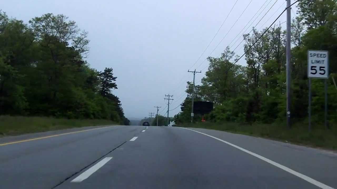 MA 28 (Bourne to Falmouth) southbound (Part 1/2) - YouTube