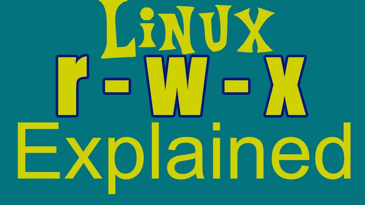 Linux File Permissions Explained (Read & Change Permissions) - YouTube