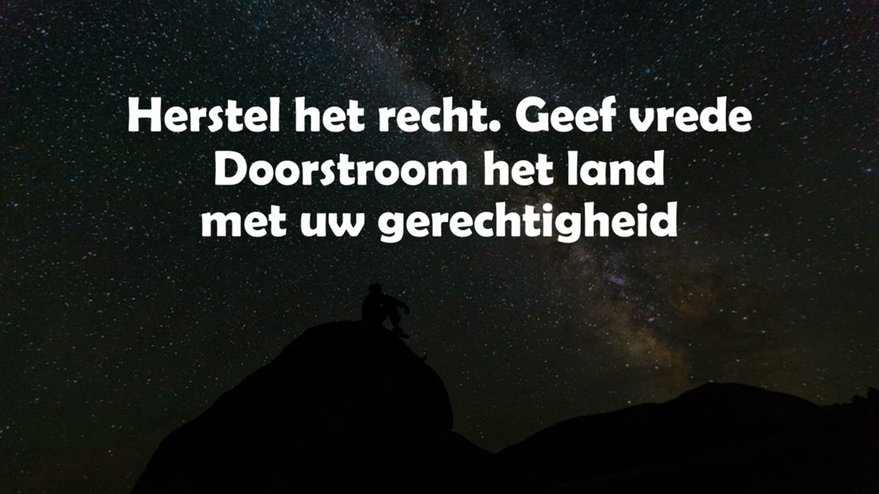 Opwekking met tekst 382 O Heer, de nacht komt over ons (versie 2) - YouTube