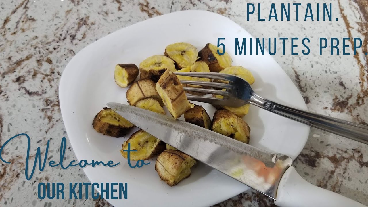 How to make healthy plantains in 5 minutes with only one ingredient ...