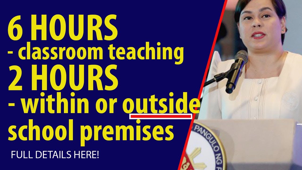 DepEd ensures more classroom time for teachers - YouTube