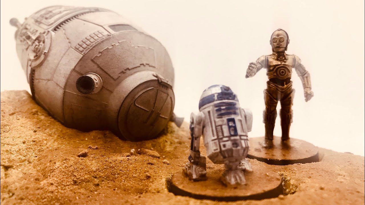 Crashed Escape pod from Star Wars Legion - YouTube