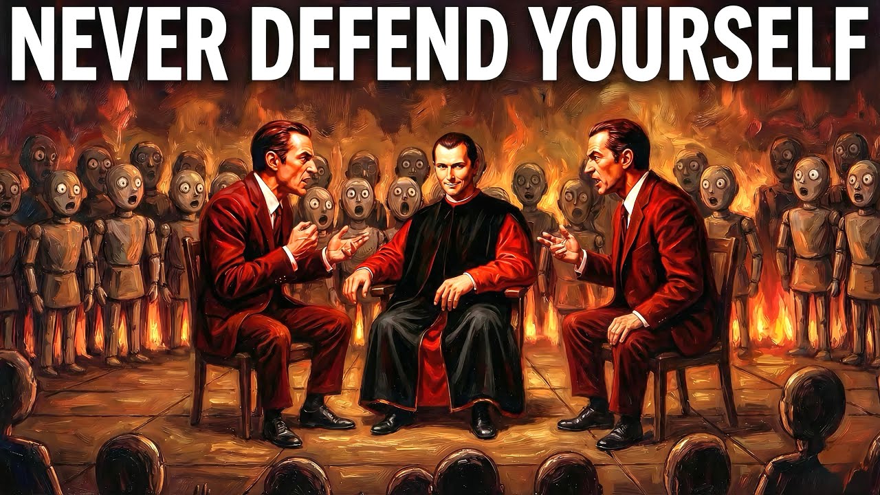 NEVER Defend Yourself - Machiavelli’s Trick to Flip the Power Instantly ...