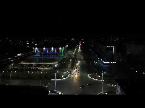 Night time in Bishkek #winter #kyrgyzstan #bishkek #relax #tourism #mountain #osh #talas #naryn