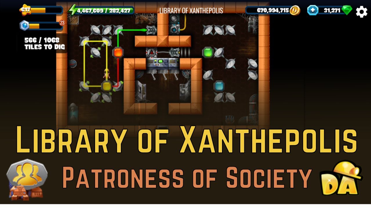 Library of Xanthepolis - #1 Patroness of Society - Diggy's Adventure ...