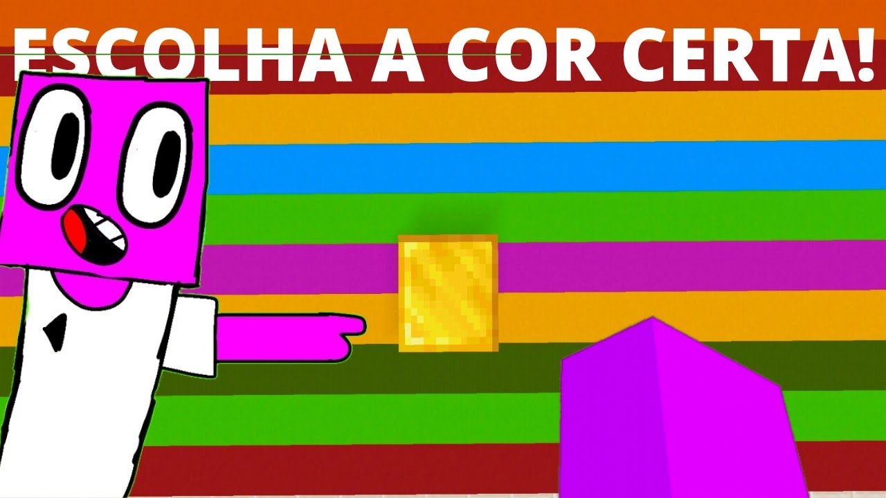 ESCOLHA A COR CERTA NO MINECRAFT - YouTube