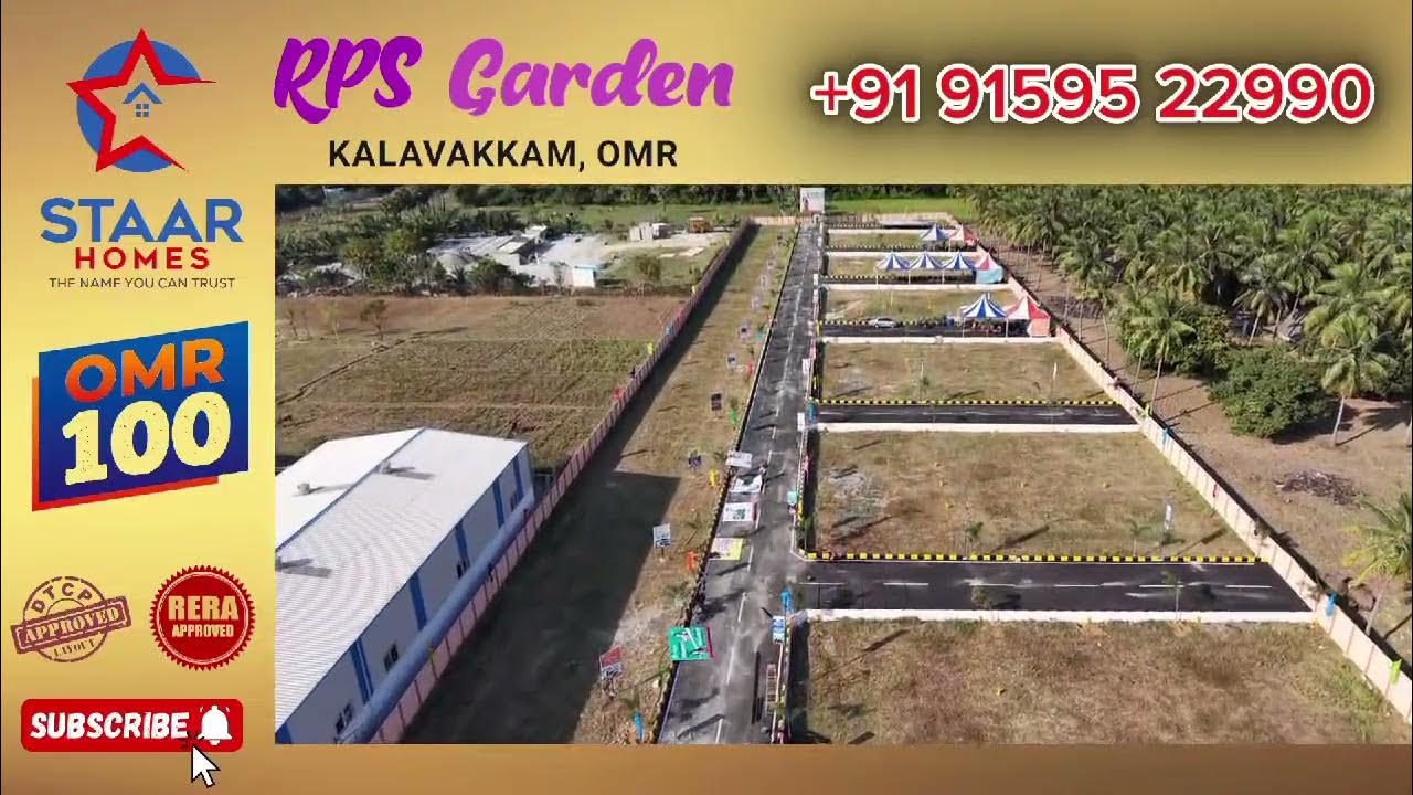 Invest in your dream home at STAAR HOMES RPS GARDEN, located in the heart of OMR Kalavakkam ...