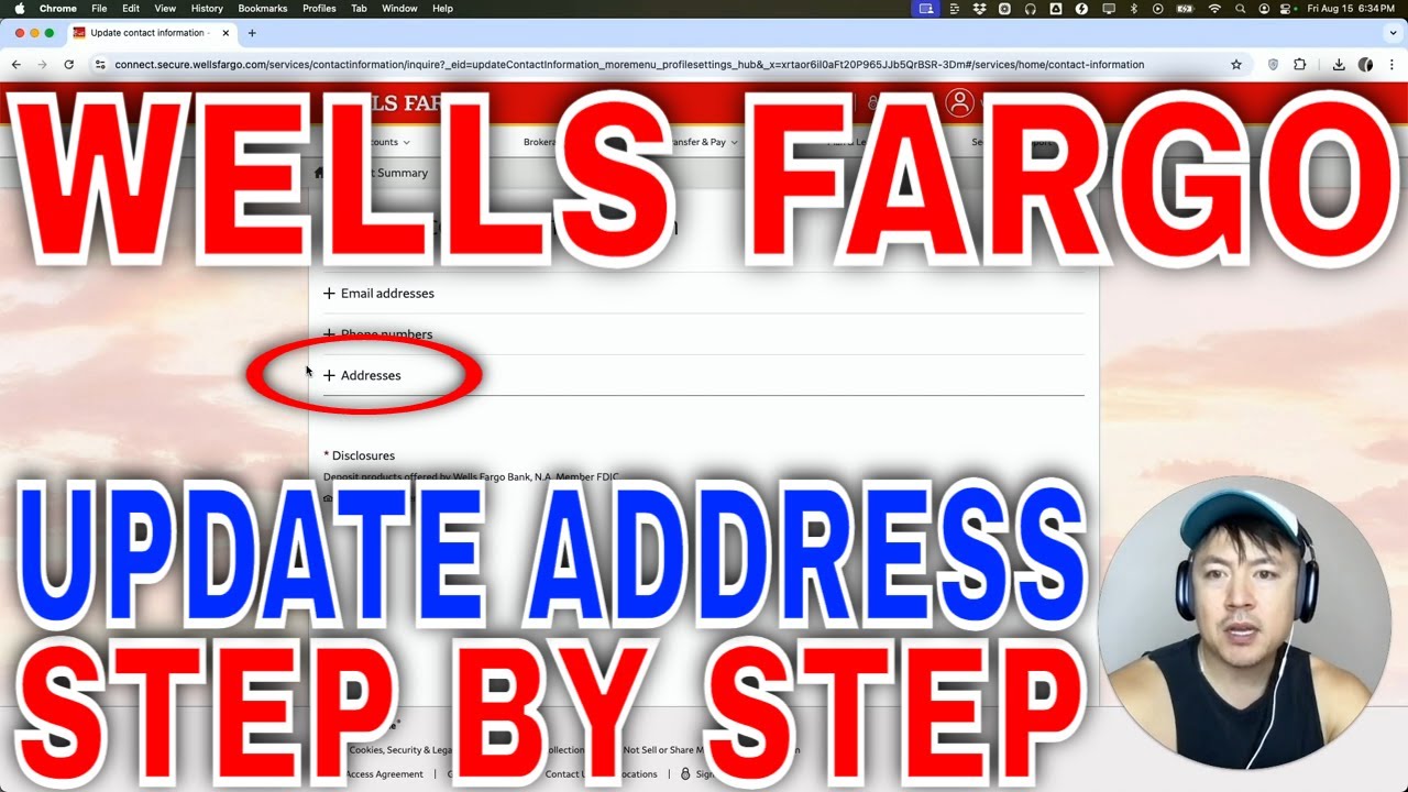 How To Update Wells Fargo Account Address 🔴 - YouTube