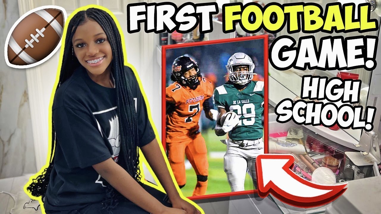 GET READY WITH ME FOR MY FIRST HIGH SCHOOL FOOTBALL GAME AND PEP RALLY ...
