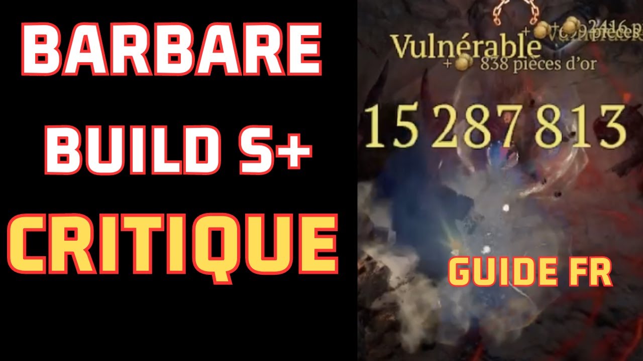 DIABLO 4 : Barbare Meilleur Classe Du Jeu ? Guide/Build/Fr - YouTube