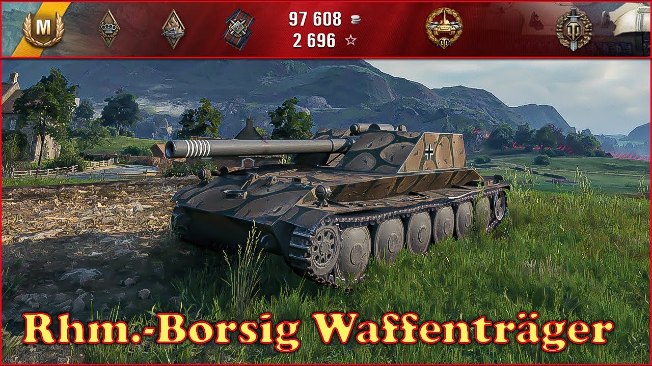 Rhm.-Borsig Waffenträger - World of Tanks UZ Gaming - YouTube