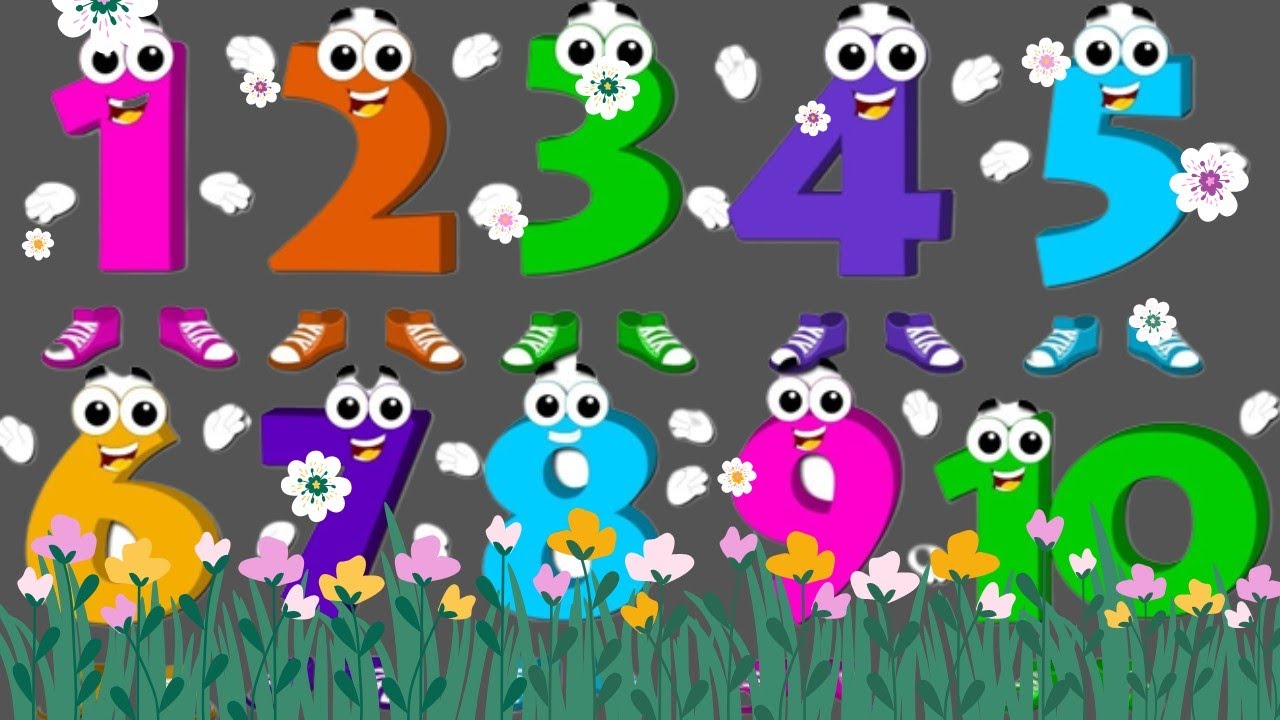 123 Number Counting | Counting 1 to 20 Numbers | endless numbers ...
