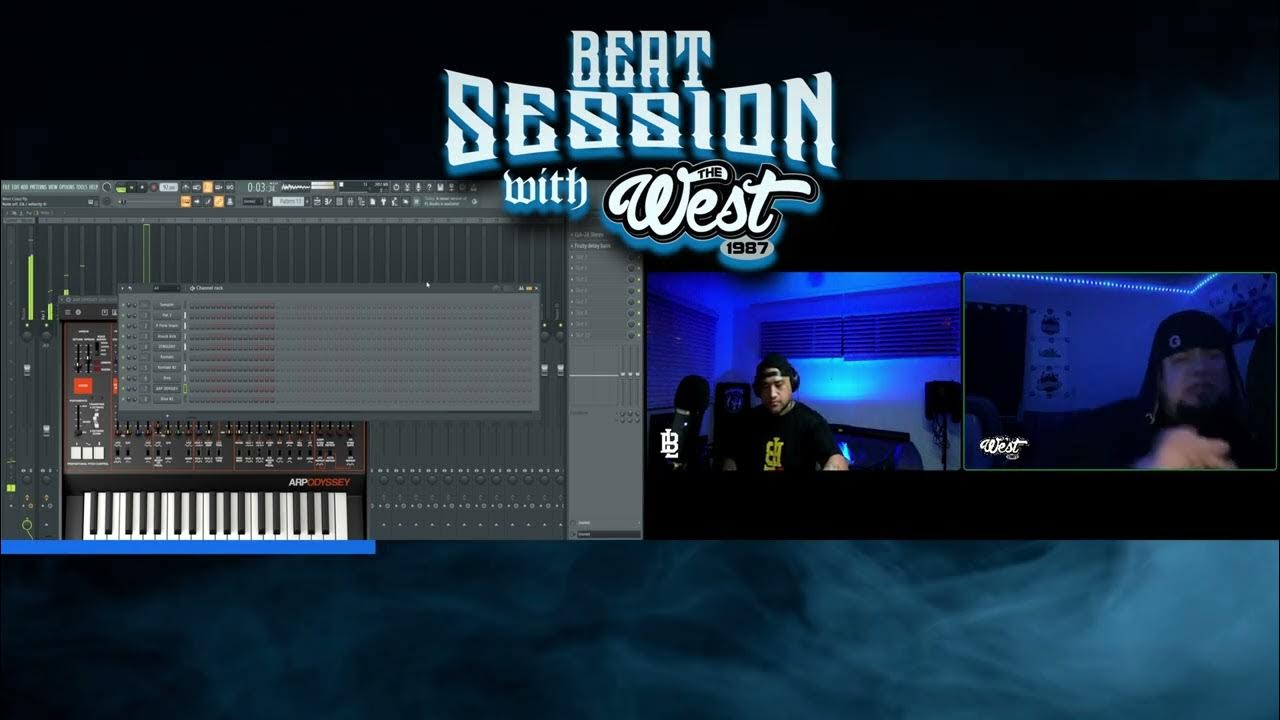 Beatz.Lowkey & The West - Making a West Coast Beat [Discord Live Stream Beat Session 1] - YouTube