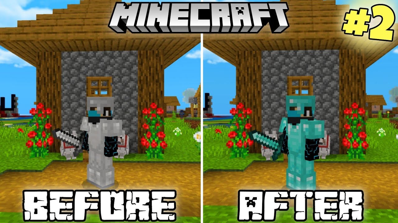 I Made Full Diamond Armor And Tools In Minecraft || Minecraft Servival ...