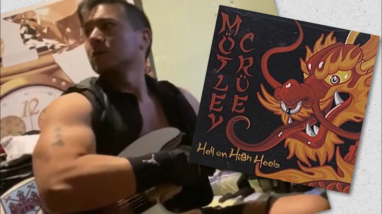 MOTLEY CRUE- Hell on high heels ( bass cover by MACHING HEAD) - YouTube