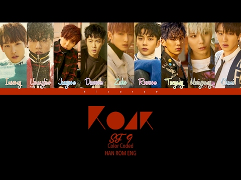 SF9 - ROAR (부르릉) Color Coded Lyrics HAN/ROM/ENG