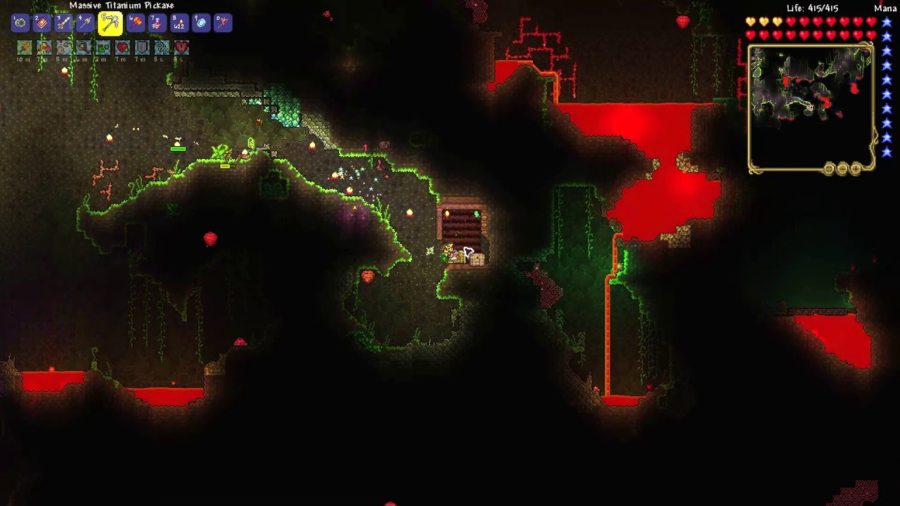 How to get Mahogany Wands - Terraria 1.4 - YouTube