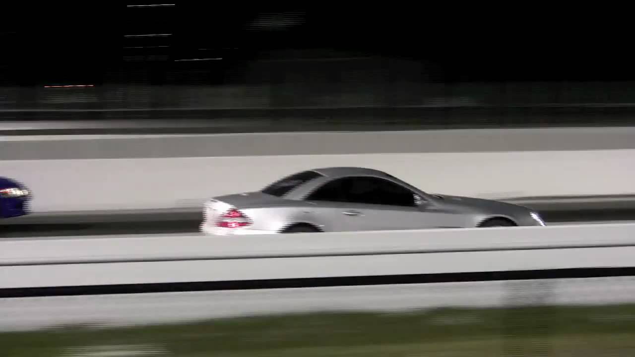 2008 Mercedes-Benz SL550 Drag Racing - YouTube