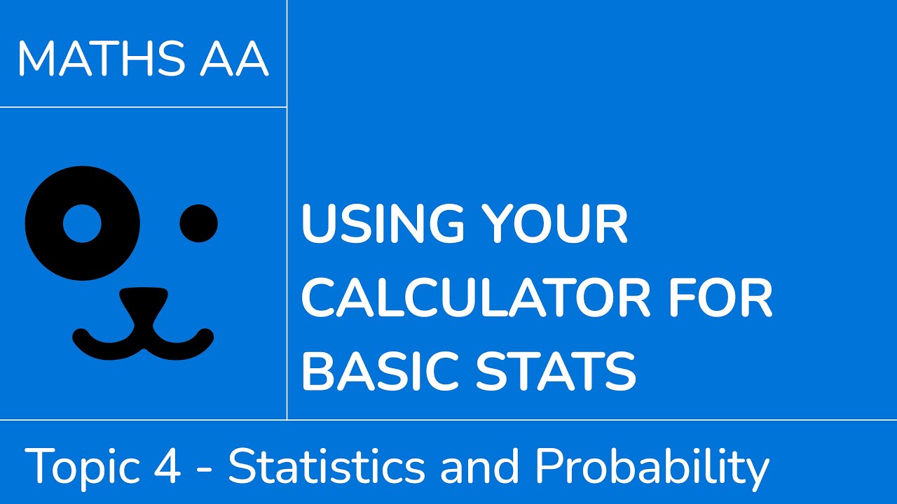 Using your calculator for basic statistics [IB Maths AA SL/HL] - YouTube