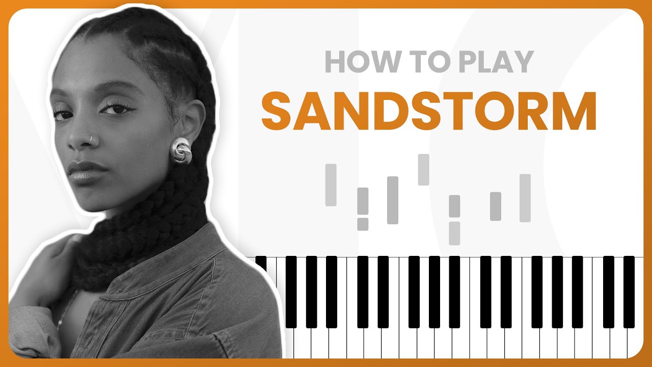 How To Play Sandstorm By Mereba ft. JID On Piano - Piano Tutorial (Part ...