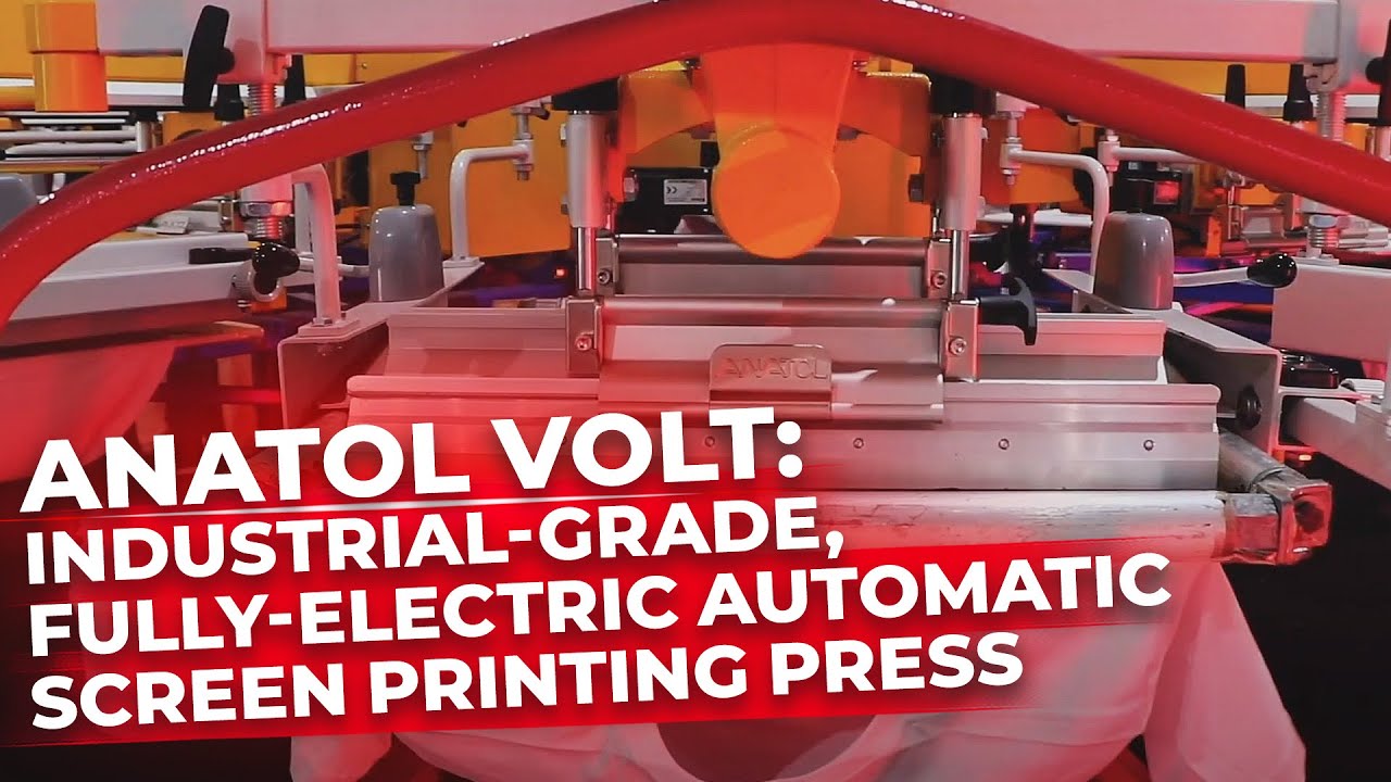 Anatol VOLT: Industrial-Grade, Fully-Electric Automatic Screen Printing ...
