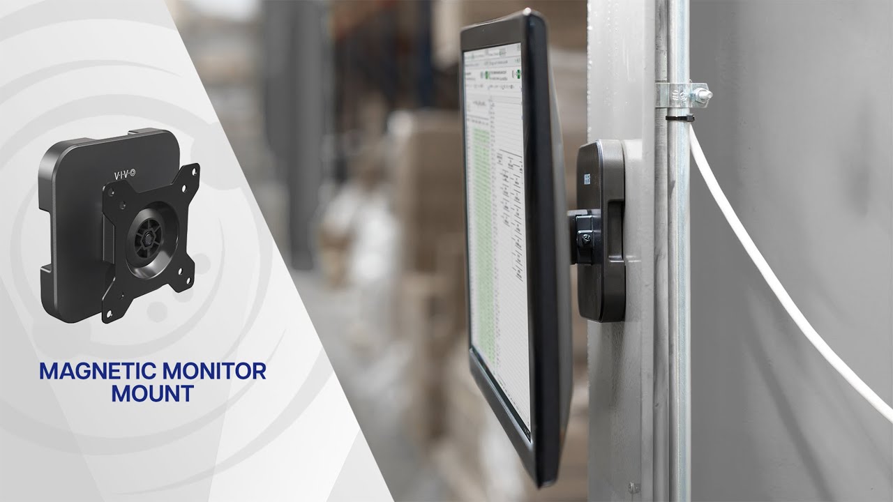 MOUNT-MAG01 Magnetic Monitor Mount by VIVO - YouTube