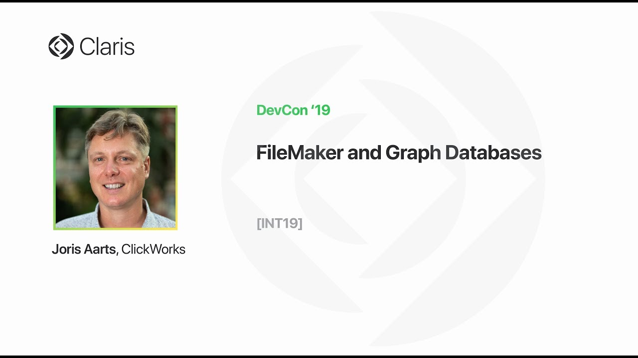 FileMaker and Graph Databases [INT19] - YouTube
