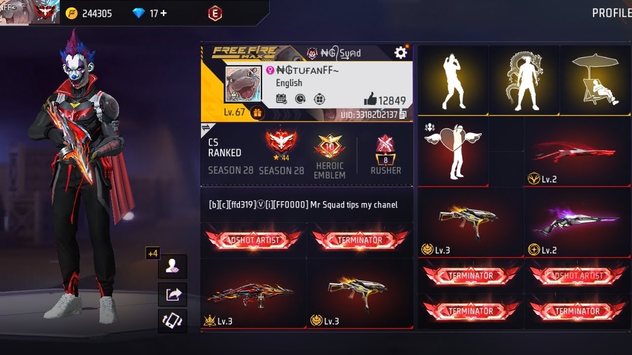 Free Fire Id Sell Low price | ff Id Sell Low price | free Fire Old id ...