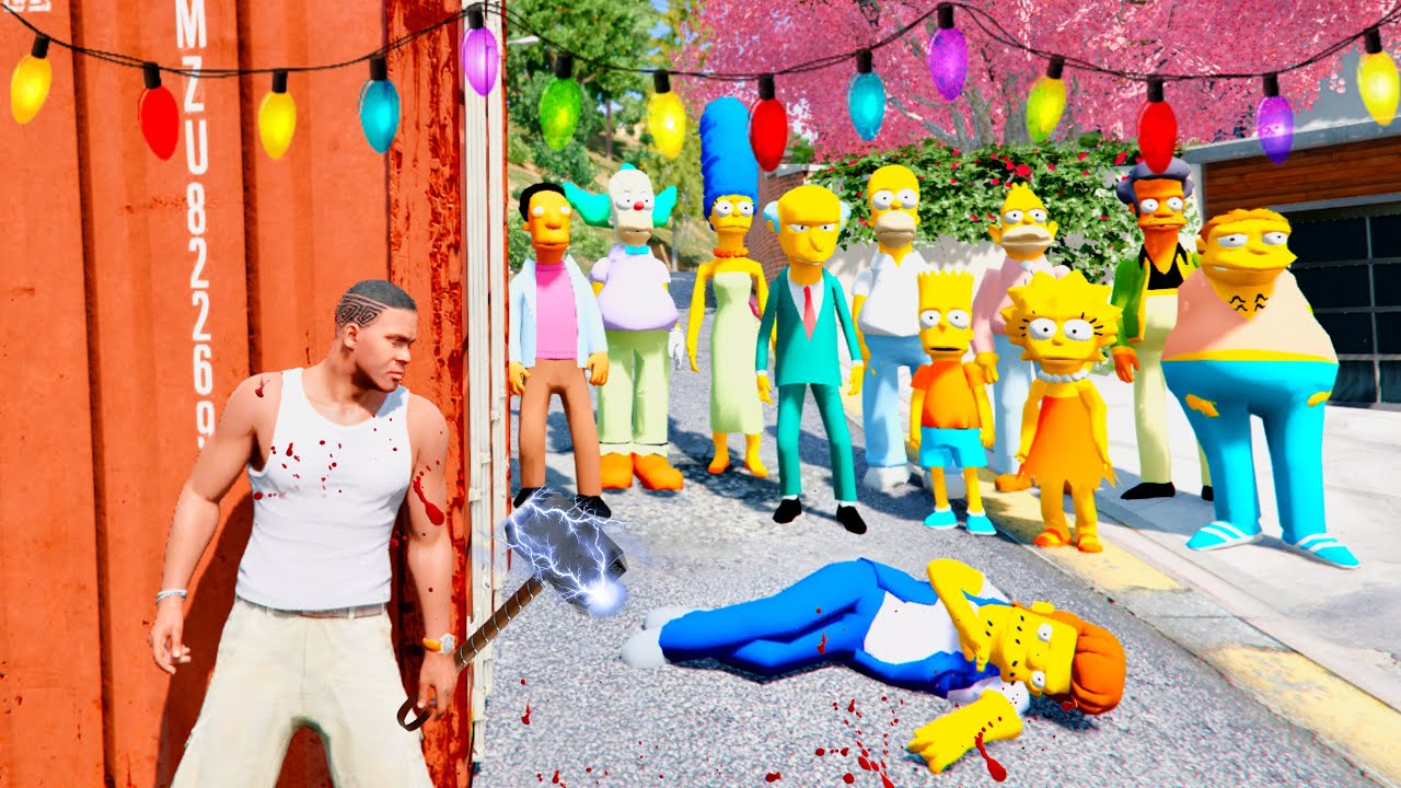Gta 5: Franklin Playing Hide And Seek With Simpsons | Gta 5 Gameplay ...