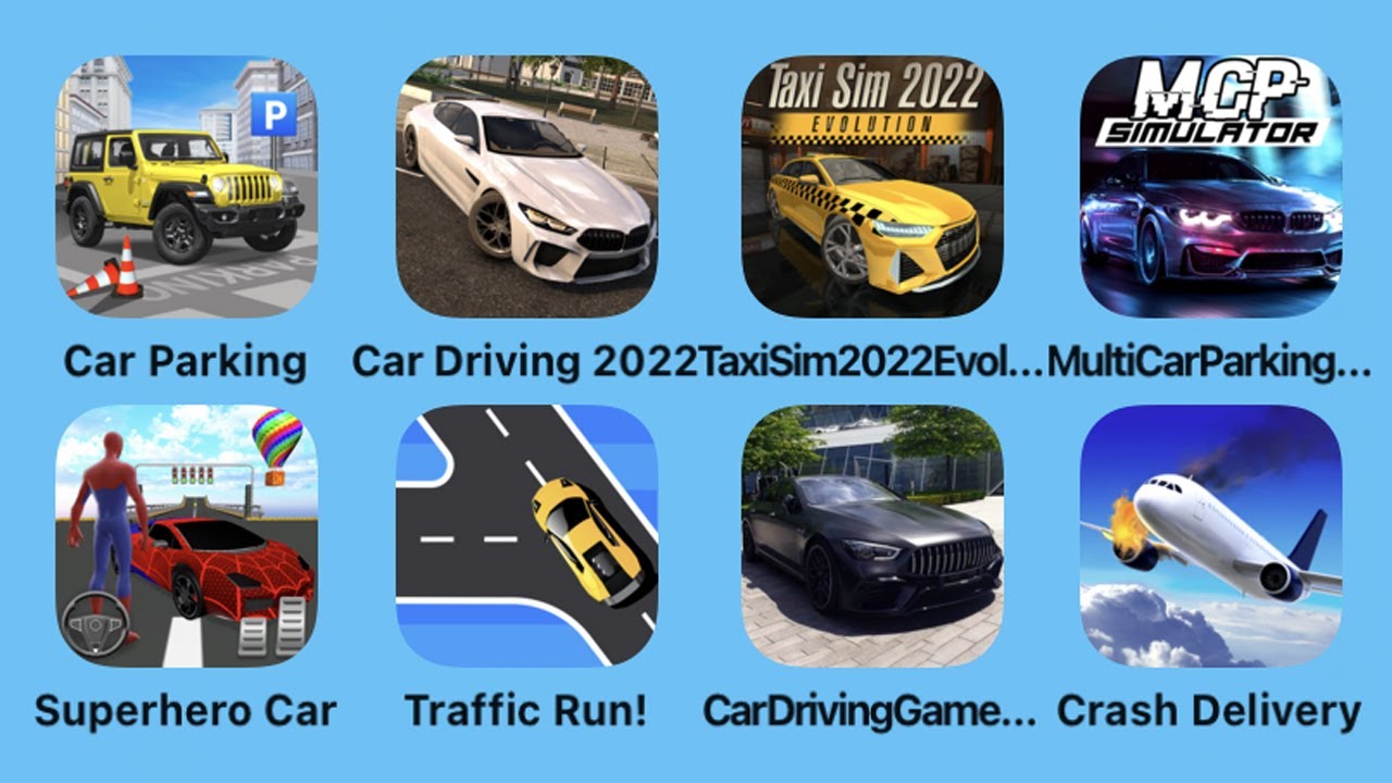 Car Parking, Car Driving, Taxi Sim 2022 and More Car Games iPad ...