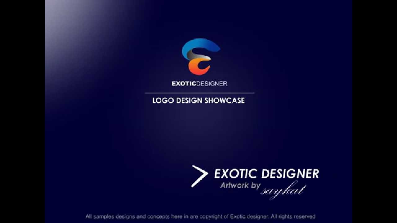 Exotic Logo design showcase - YouTube