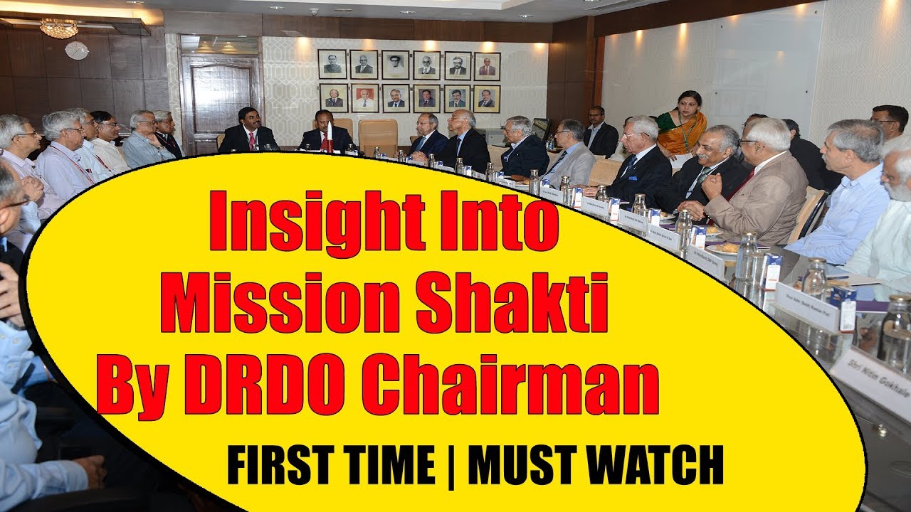 DRDO Chairman Dr G Sateesh Reddy Shares Insight Into Mission Shakti ...