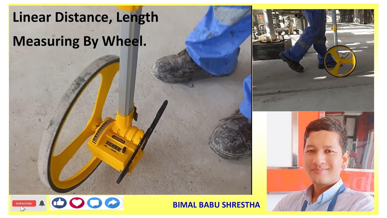 Linear Distance, Length Measuring By Wheel- [ RODOMETER ] - YouTube