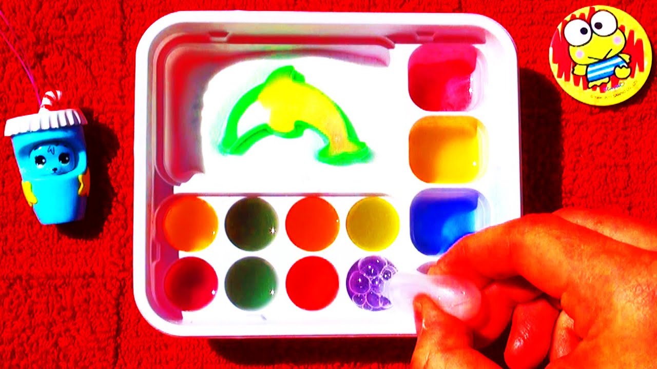Gummy Food Challenge ★ DIY Educational Video for Children with gummy ...