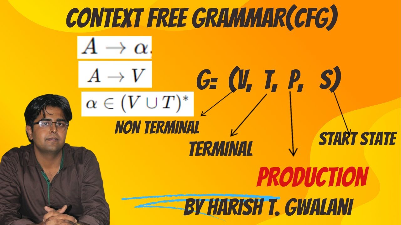 49. Construction of Context Free Grammar(More Example) - YouTube