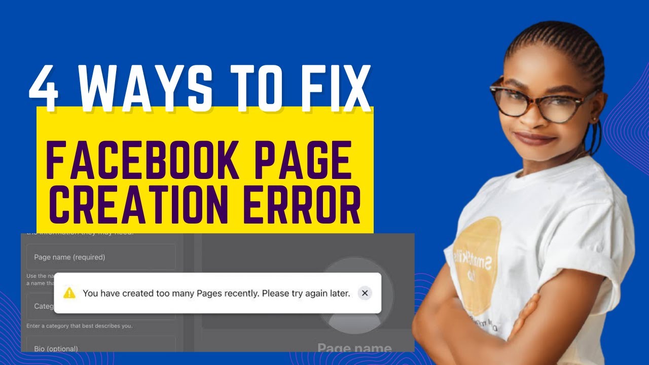 4 Ways to Create a Facebook Page Successfully ||Solve Facebook Page Creation Error Message - YouTube