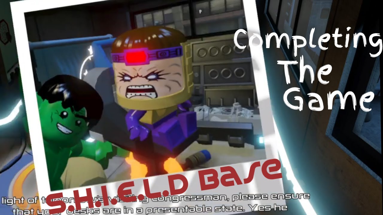 Lego Avengers: Completing The Game (Shield Base) - YouTube