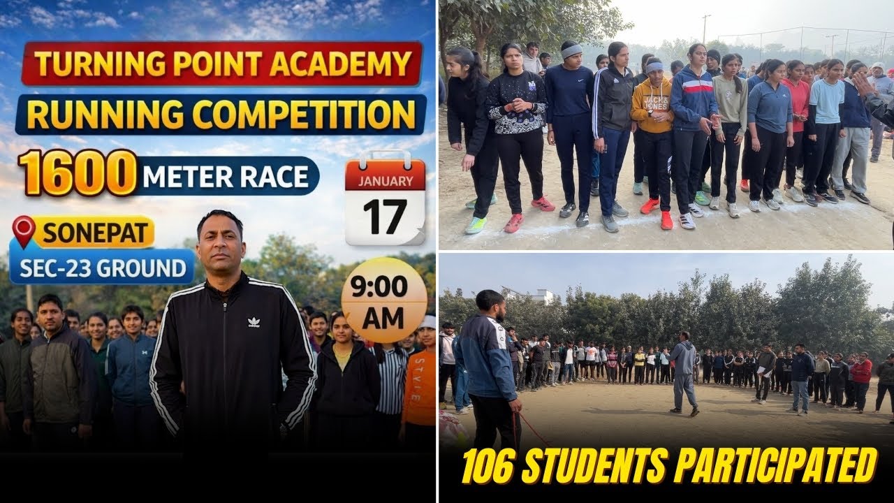 Turning Point Academy Running Competition | 1600 Meter Race Highlights ...