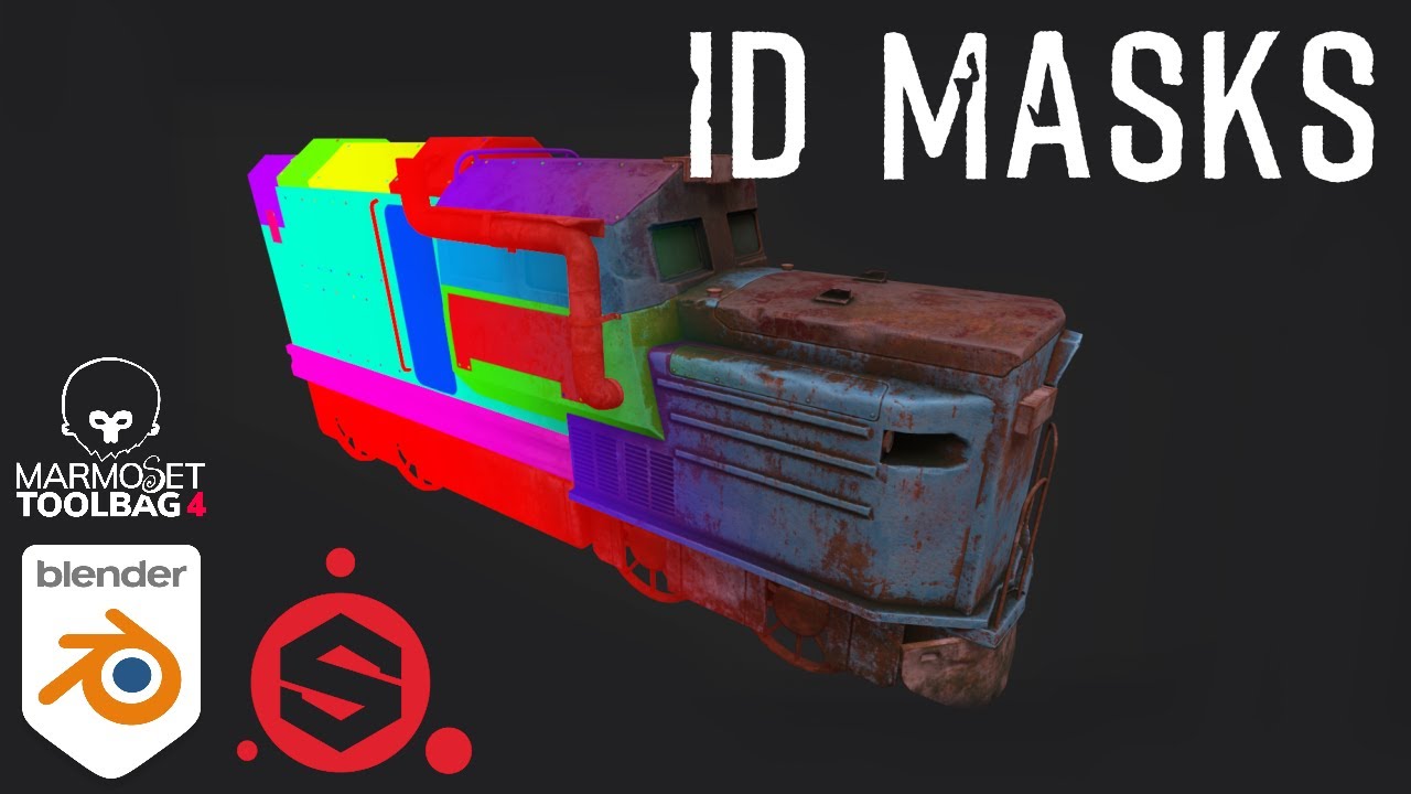 How to use material id with marmoset toolbag 3 - creatensa