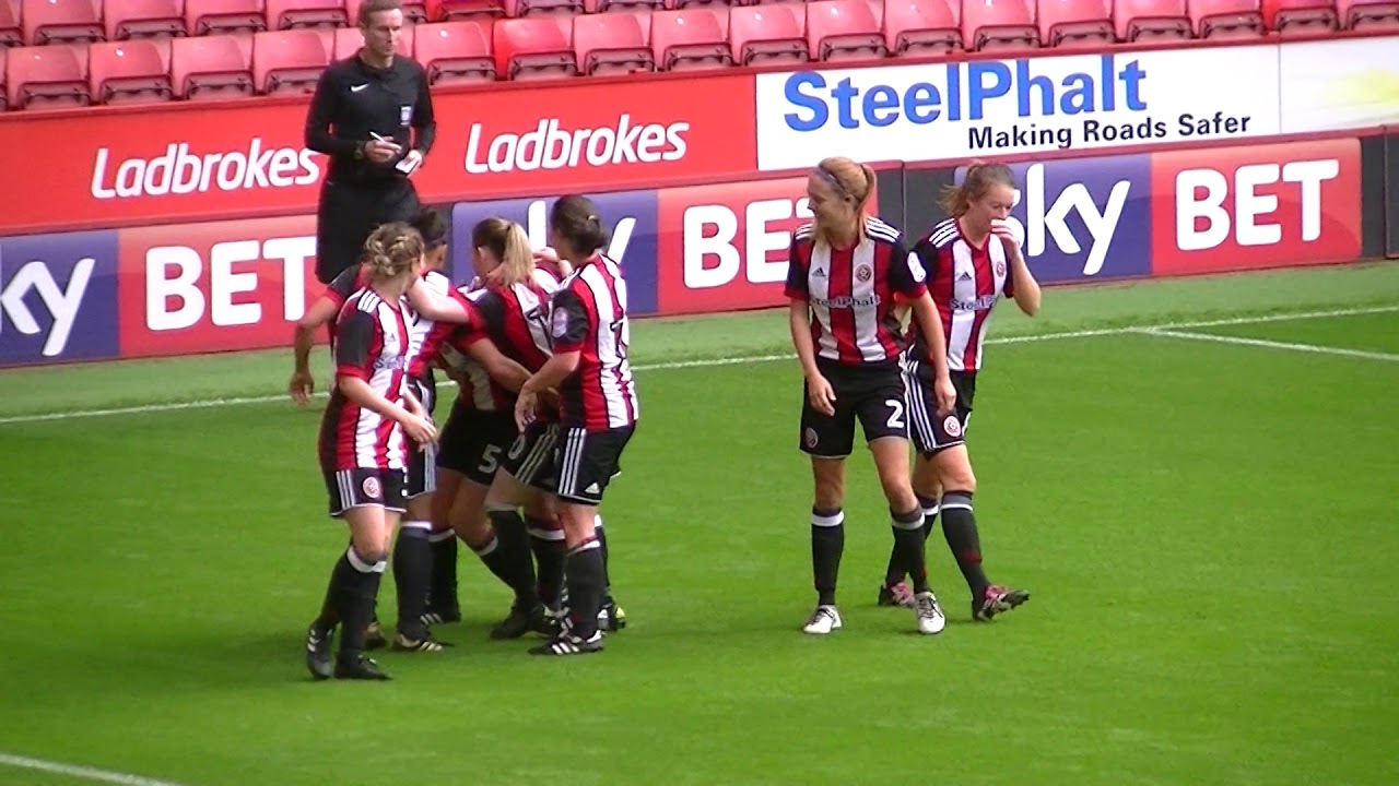 Millie Kenyon puts Sheff United LFC 1-0 up at Bramall Lane v Leeds ...