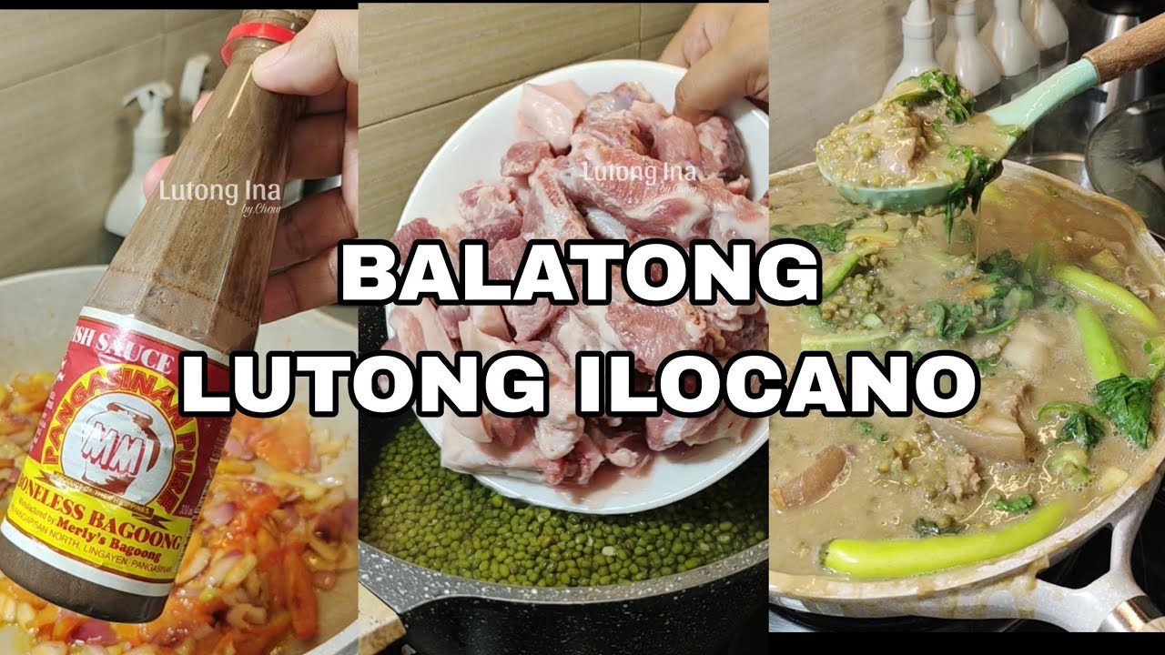 Balatong , Ginisang Monggo Lutong Ilocano | Lutong bahay | Ulam - YouTube