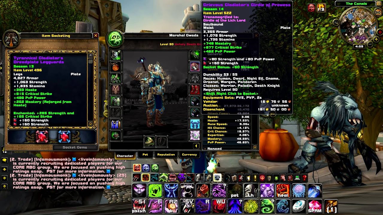 Unholy Dk Build / guide for PVP - YouTube