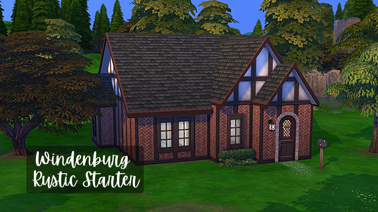Rustic Residence Reno in Windenburg - Sims 4 - YouTube