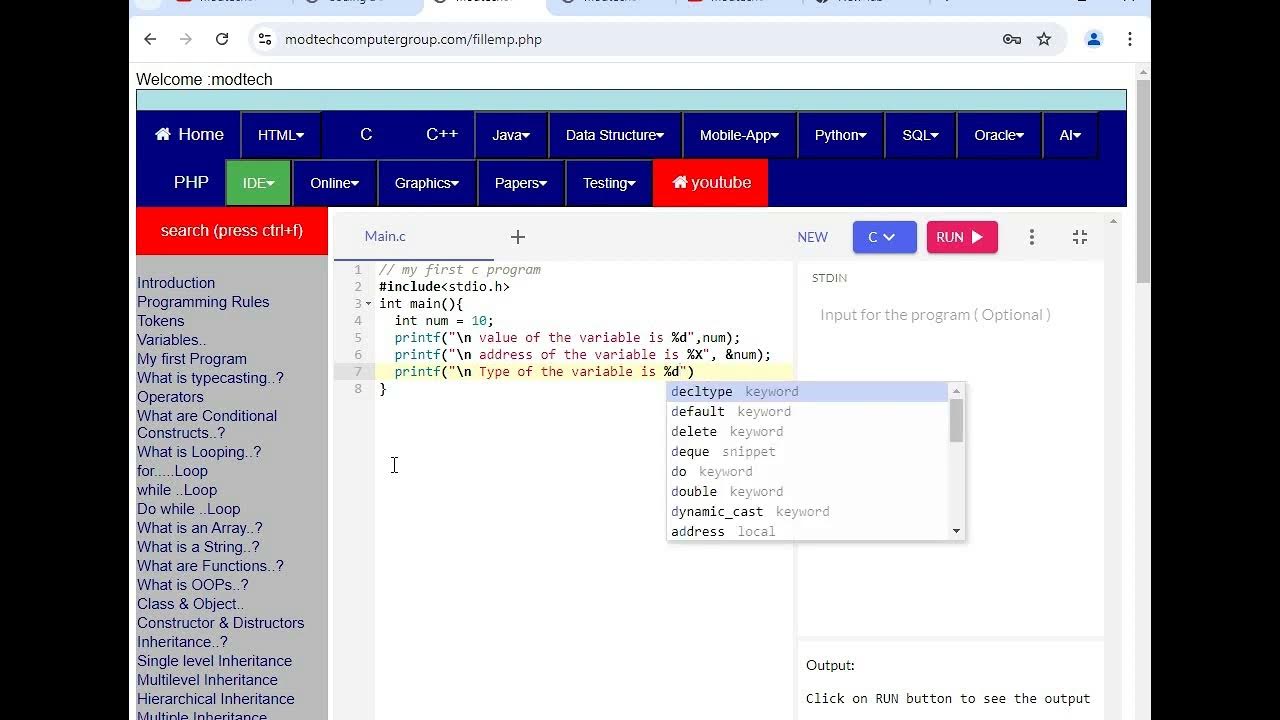 How to make my first c program? - YouTube